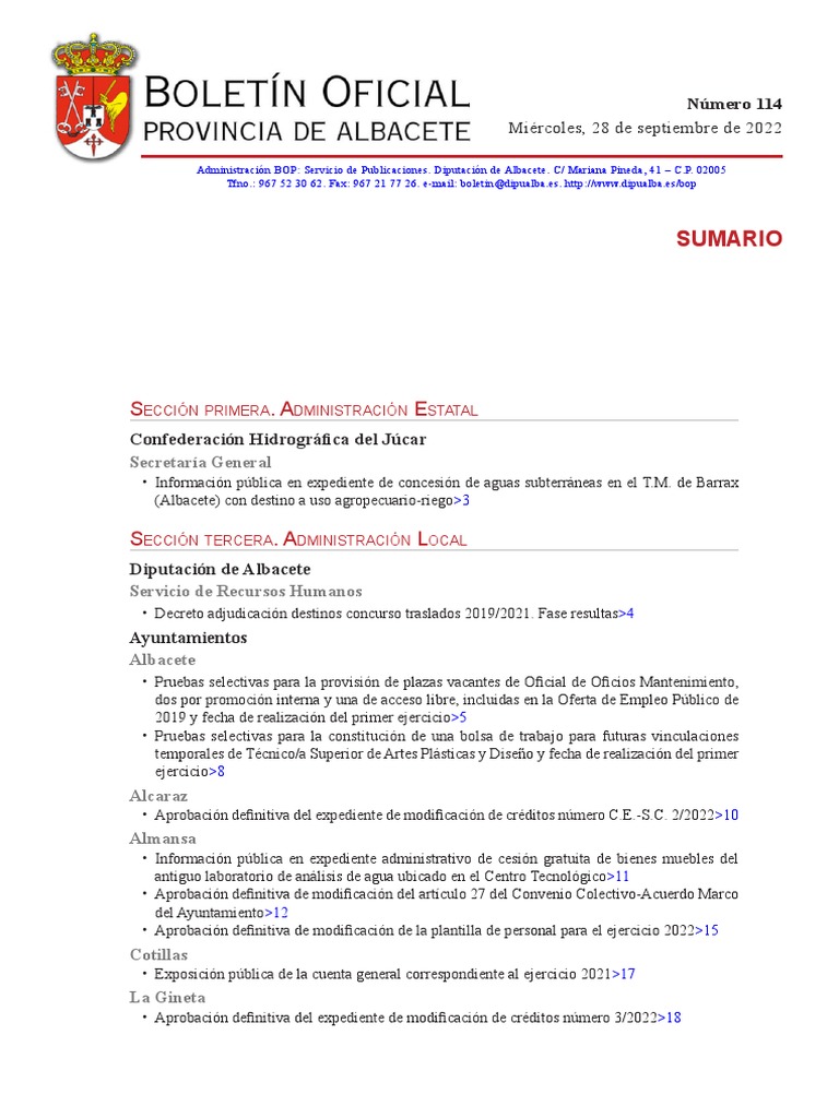 Bop 114-22-P | PDF | Gobierno | Justicia