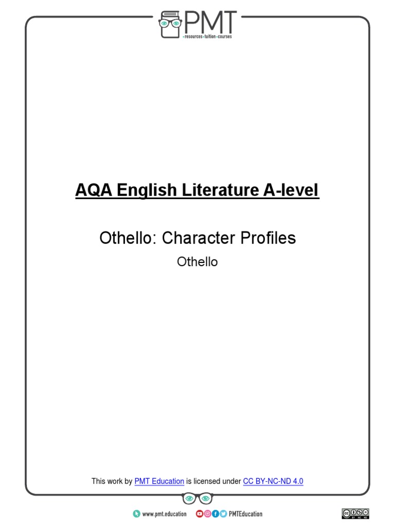 Othello's Complex Character Dynamics | PDF | Othello | Iago