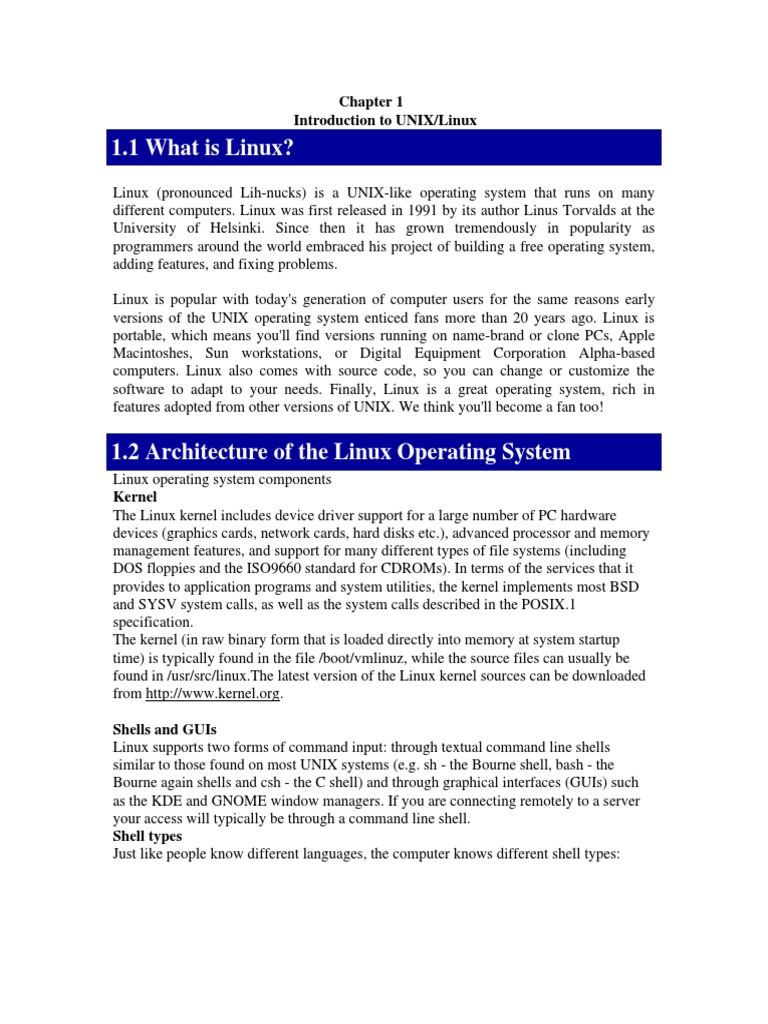 Ulp Final | PDF | Linux | Operating System