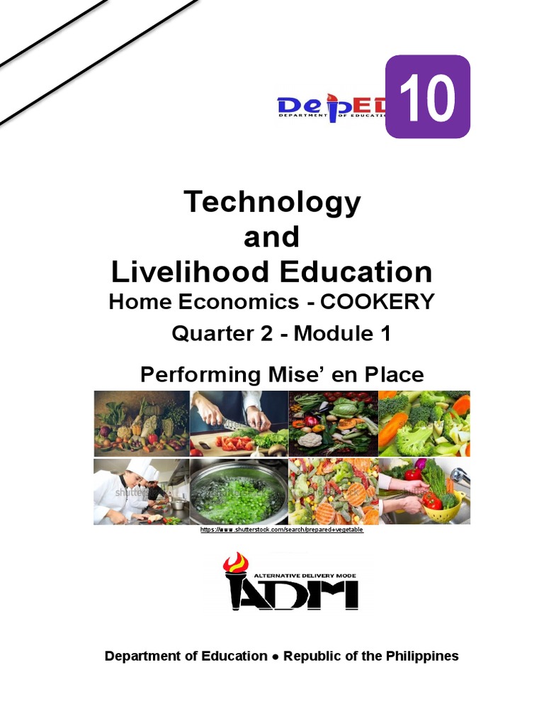 Tle10 He Cookery q2 Mod1 Performmiseenplace v3 (70 Pages) | PDF ...