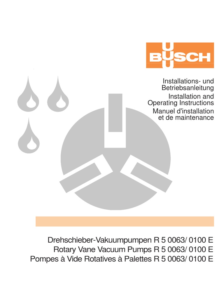 Busch Ra 0100 e | PDF
