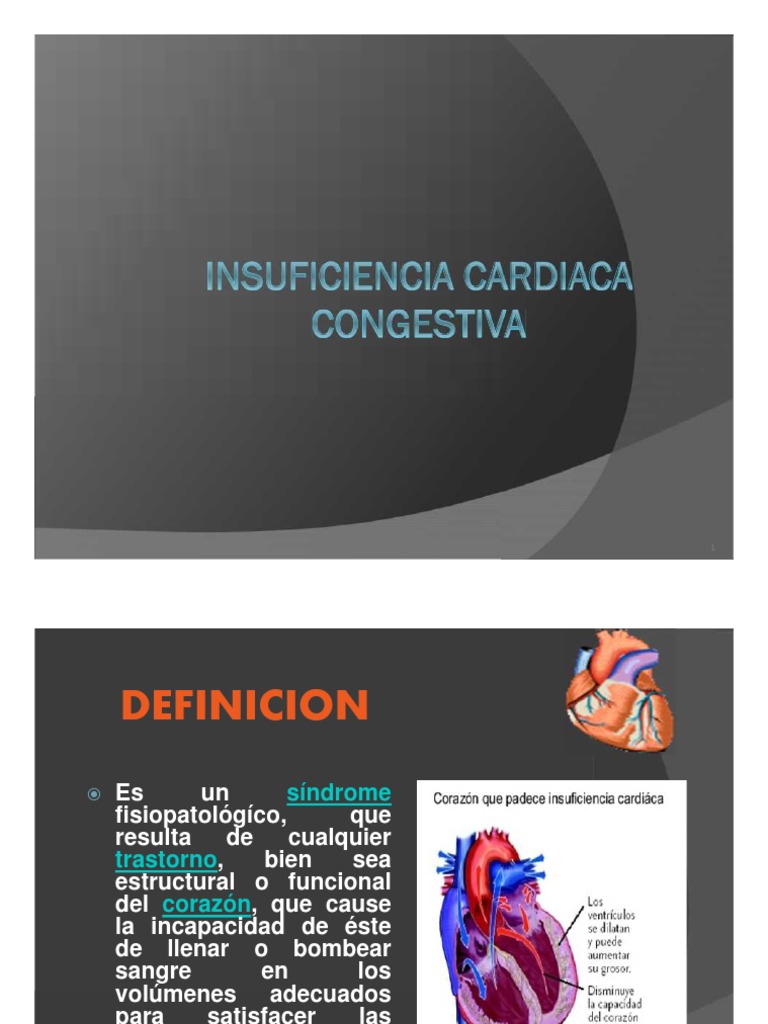 Causas y Clasificación de Insuficiencia Cardíaca | PDF | Insuficiencia ...