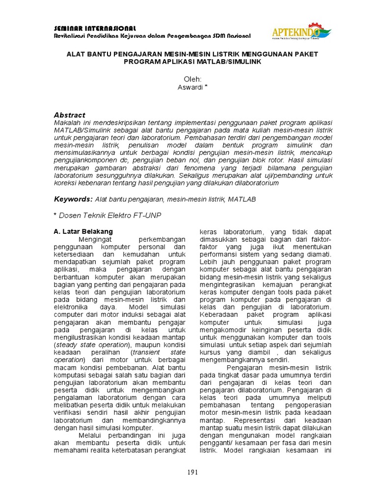 Aswardi - UNP | PDF | Teknologi & Rekayasa
