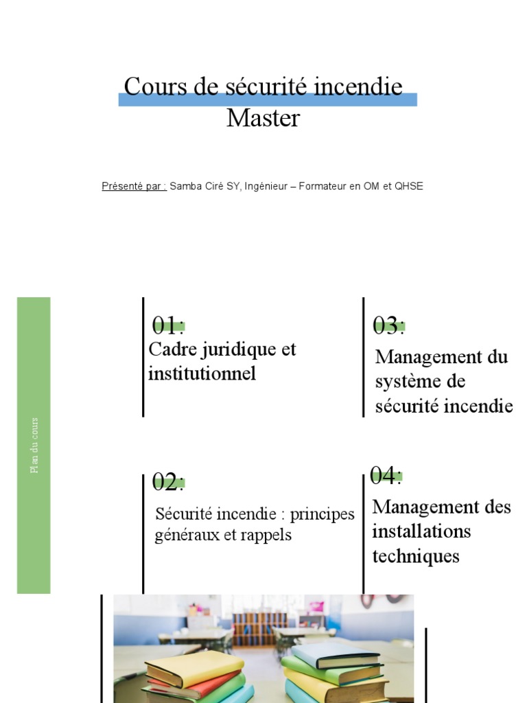 Cours de Sécurité Incendie-MASTER | PDF | La combustion | Combustible