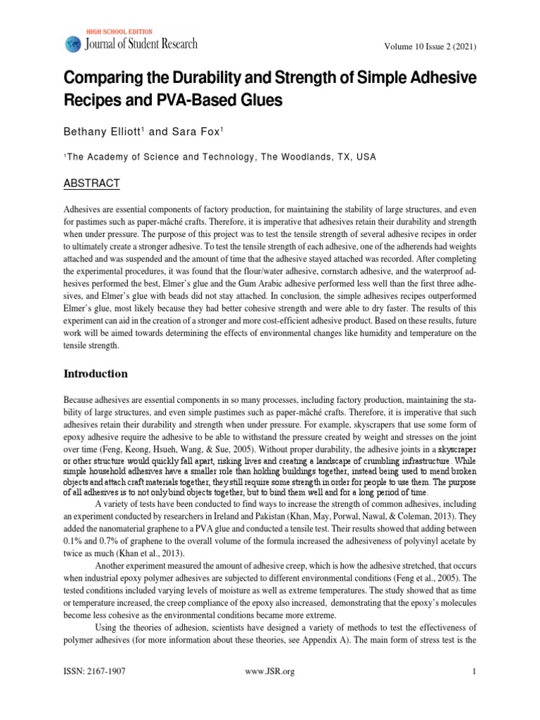 1556-Article Text-8191-1-10-20210701 | PDF | Adhesive | Experiment