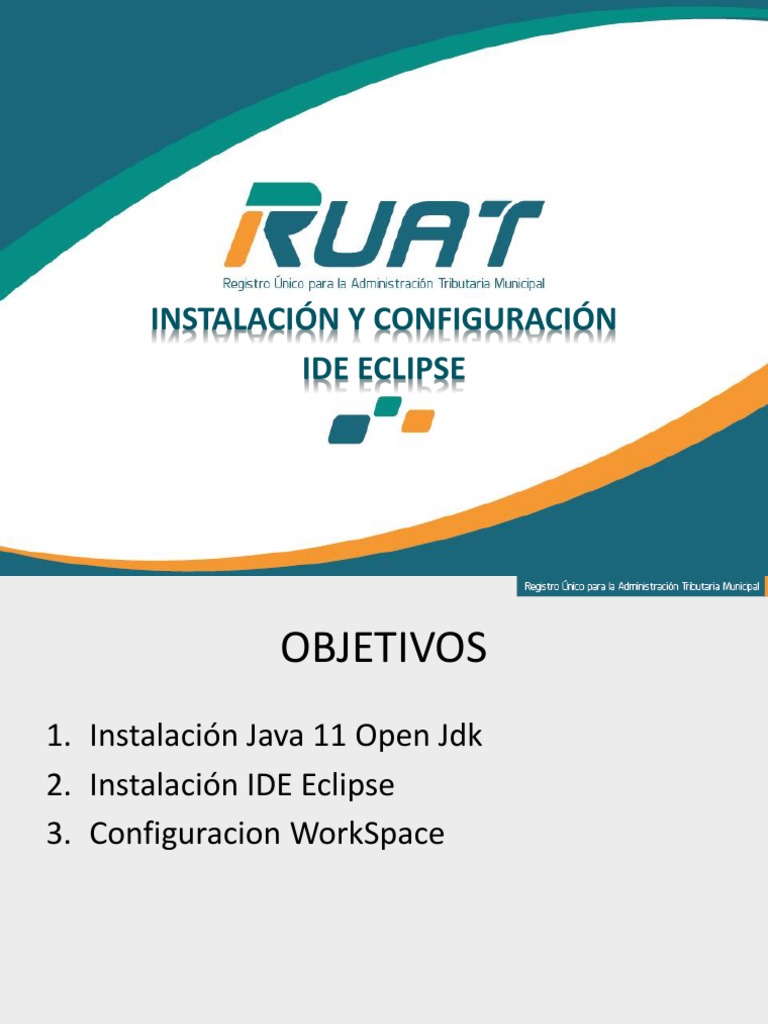 Instalacion y Configuracion IDE Eclipse | PDF | Java (lenguaje de programación) | Gestión de ...
