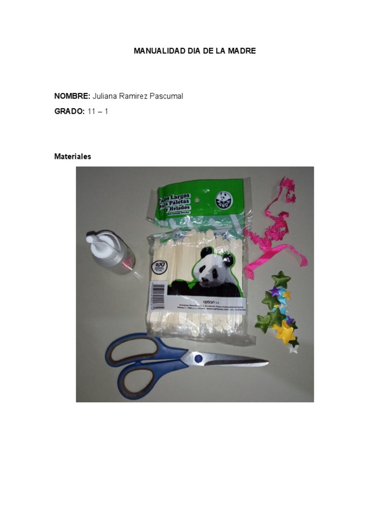 Manualidad Dia de La Madre | PDF