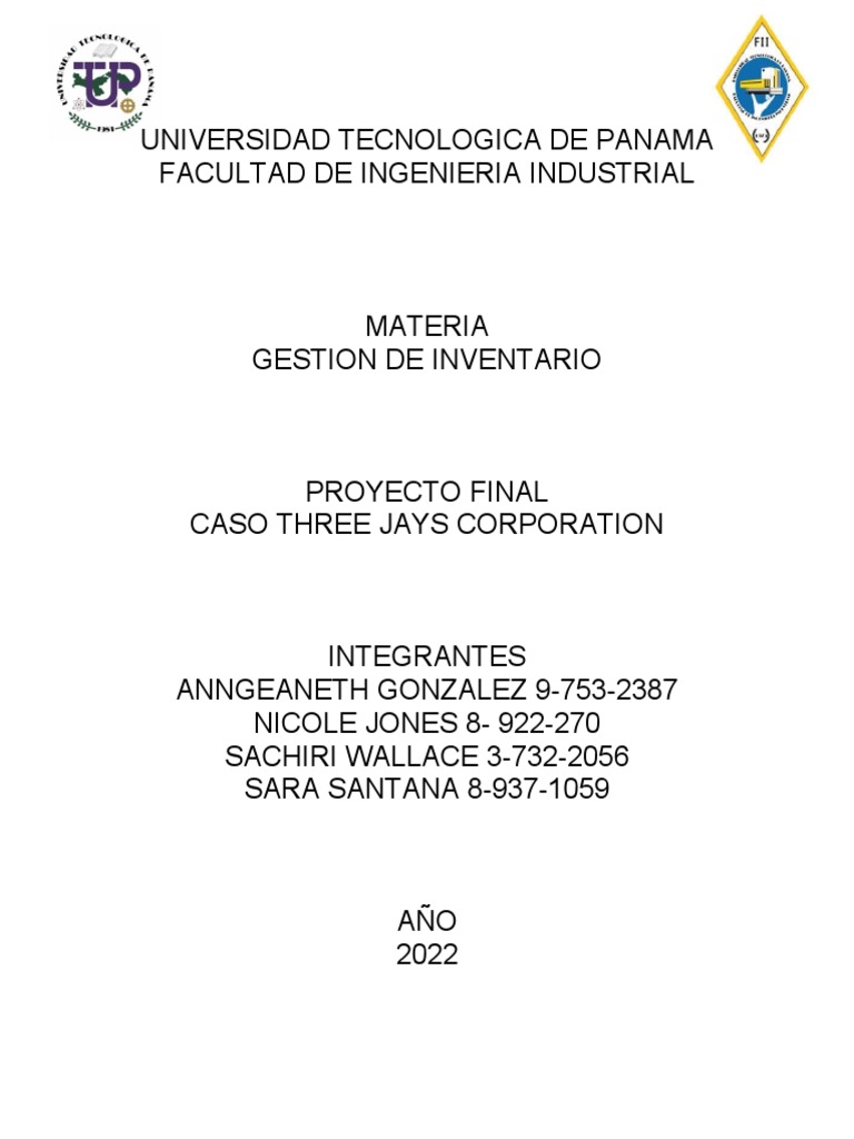 Proyecto Final de Inventario | PDF | Inventario | Business