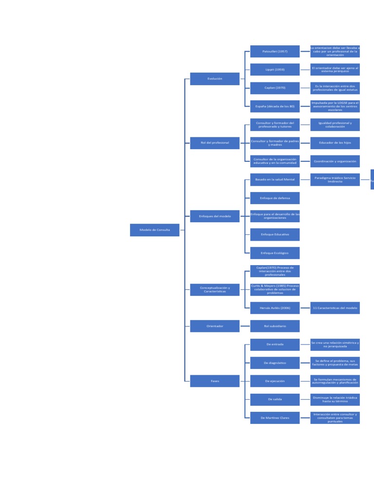 Mapa Conceptual Modelo de Consulta | PDF | Ciencia cognitiva | Cognición