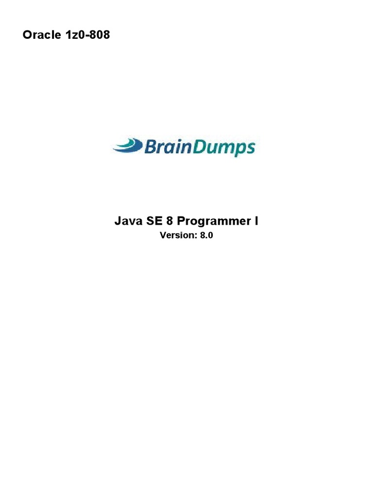 Dumpquestions | PDF | Java (Programming Language) | Class (Computer Programming)