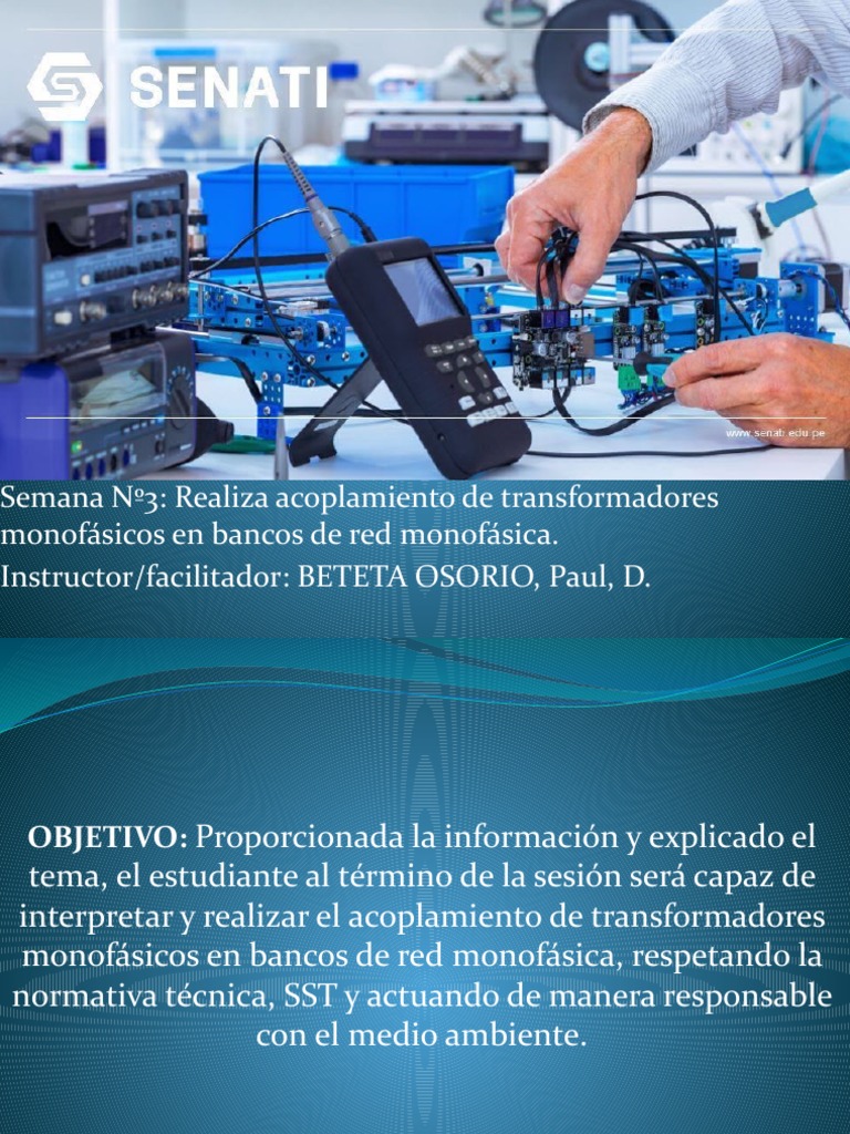 Sesion 03a | PDF | Transformador | Corriente eléctrica