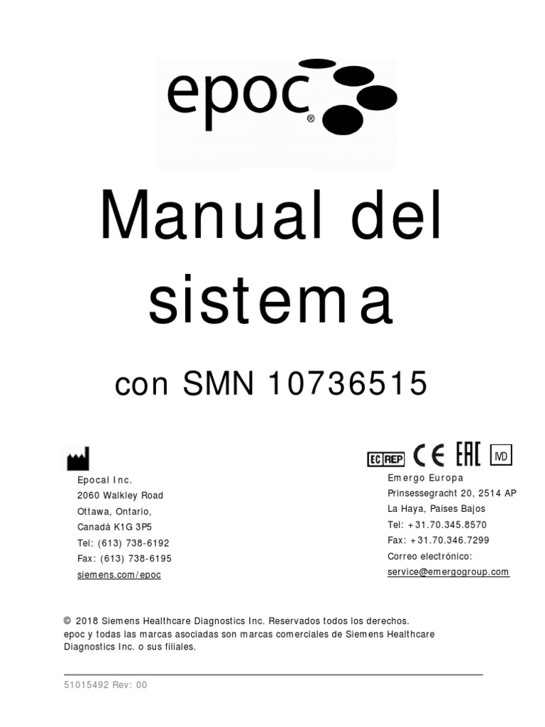 Epoc System Manual Con BGEM BUN | PDF | Hardware de la computadora ...