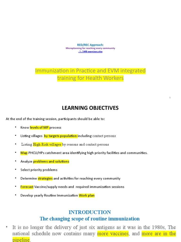 Module 4 - RED Microplan | PDF