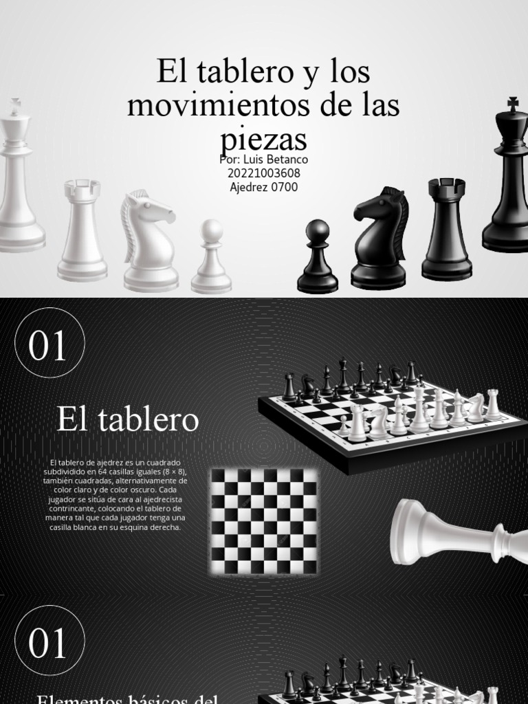 Tablero y Movimientos de Ajedrez | PDF | Ajedrez | Juegos competitivos