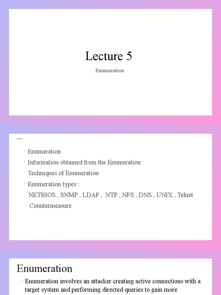 Cybersecurity Enumeration Guide Pdf Domain Name System User Computing