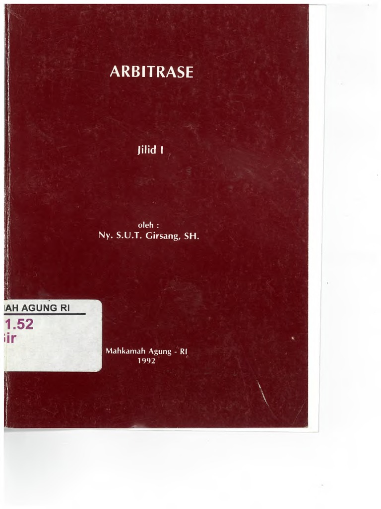 Hukum Acara Arbitrasi | PDF