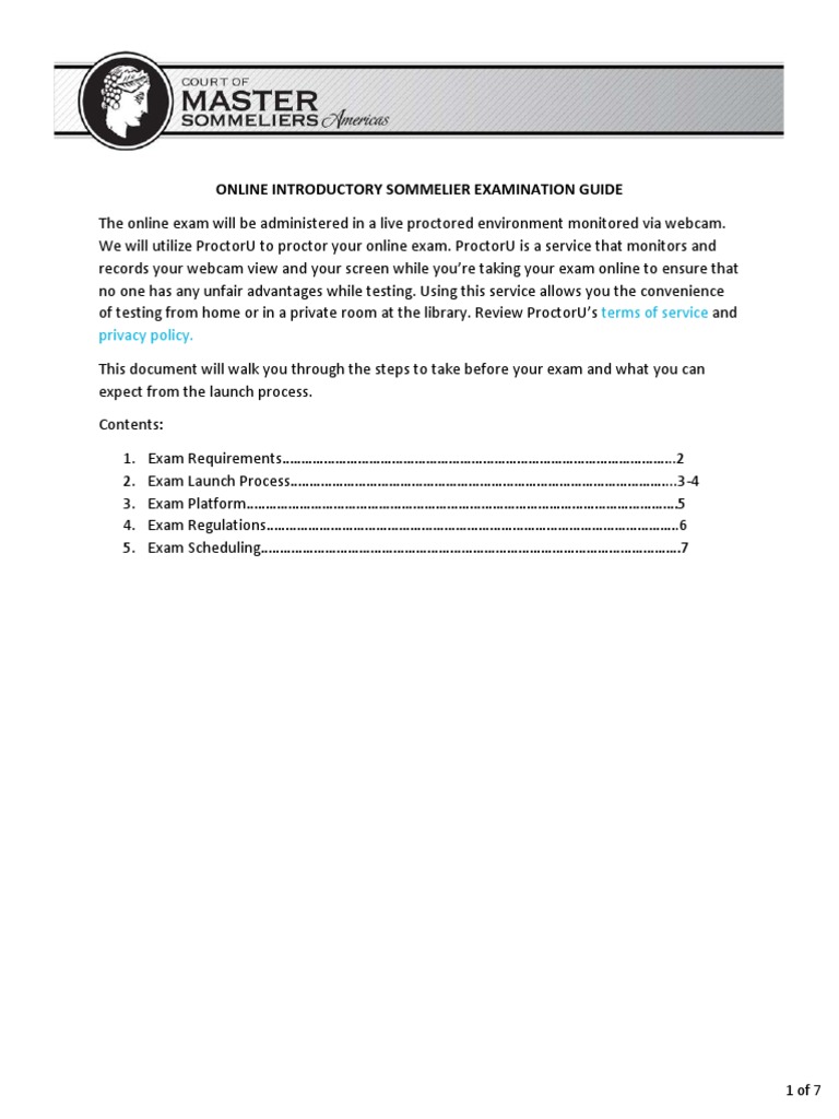 Online Introductory Sommelier Examination Guide | PDF