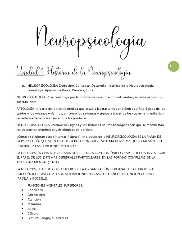 Neuro Final Completo | PDF | Cerebro | Sistema nervioso