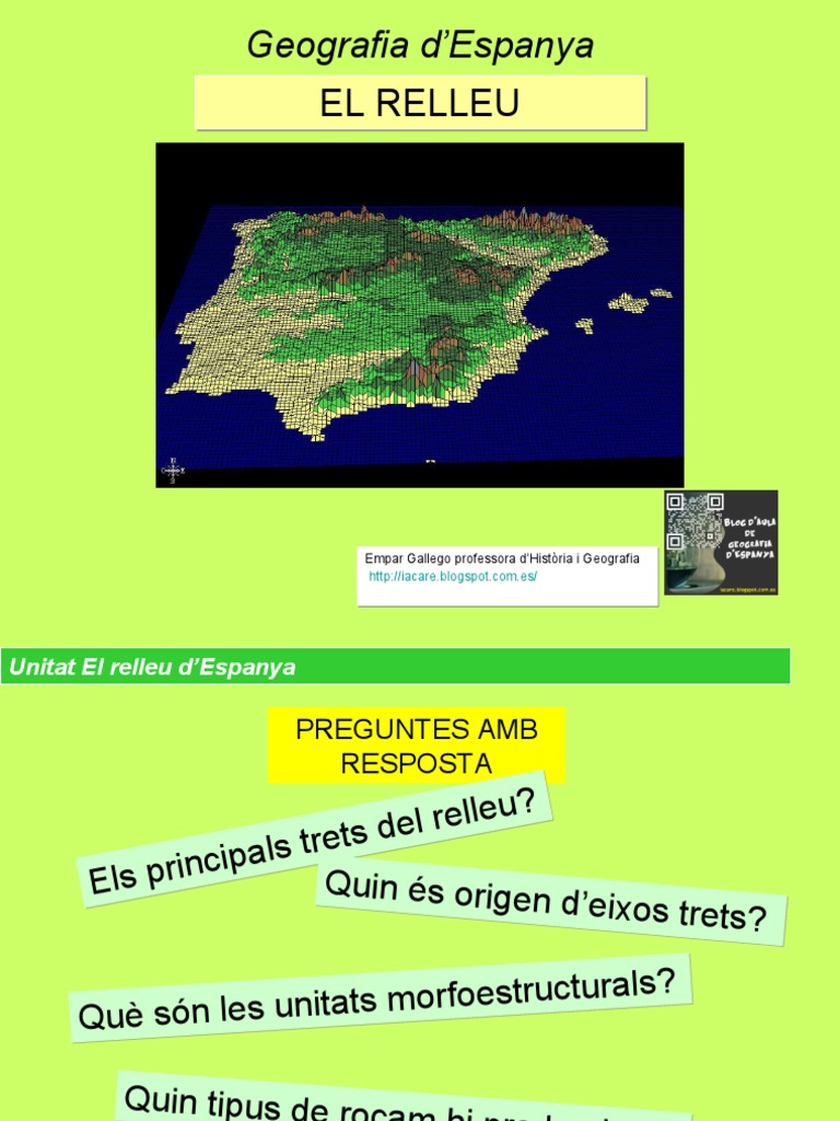Geografia D Espanya El Relleu | PDF