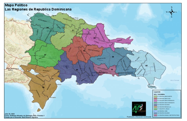 Asignacion1 - Mapa - RegionesRD - Basemap - Street Map | PDF