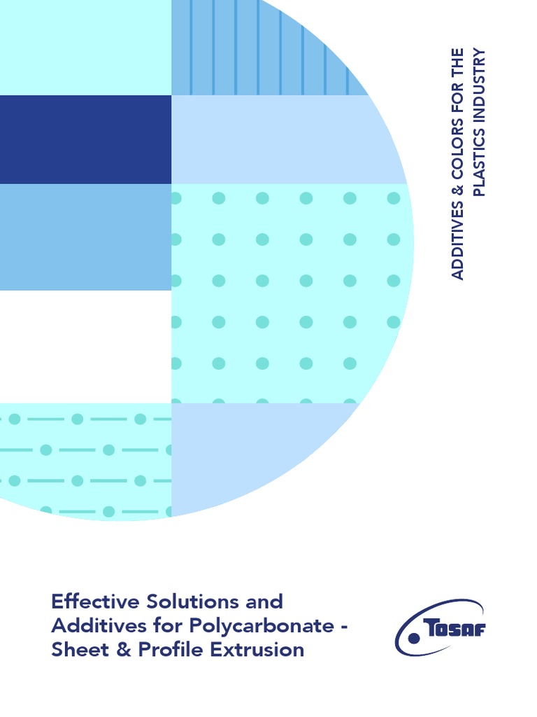 Tosaf Additives for Polycarbonate Solutions | PDF | Poly(Methyl ...