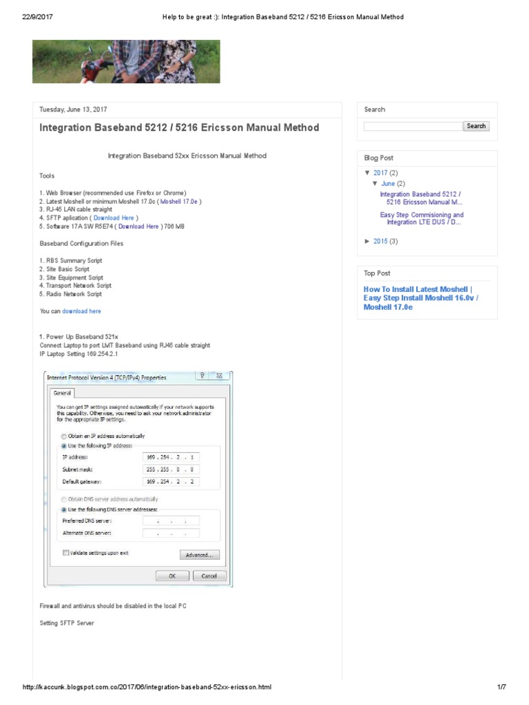 Integration Baseband 5212 5216 Ericsson | PDF