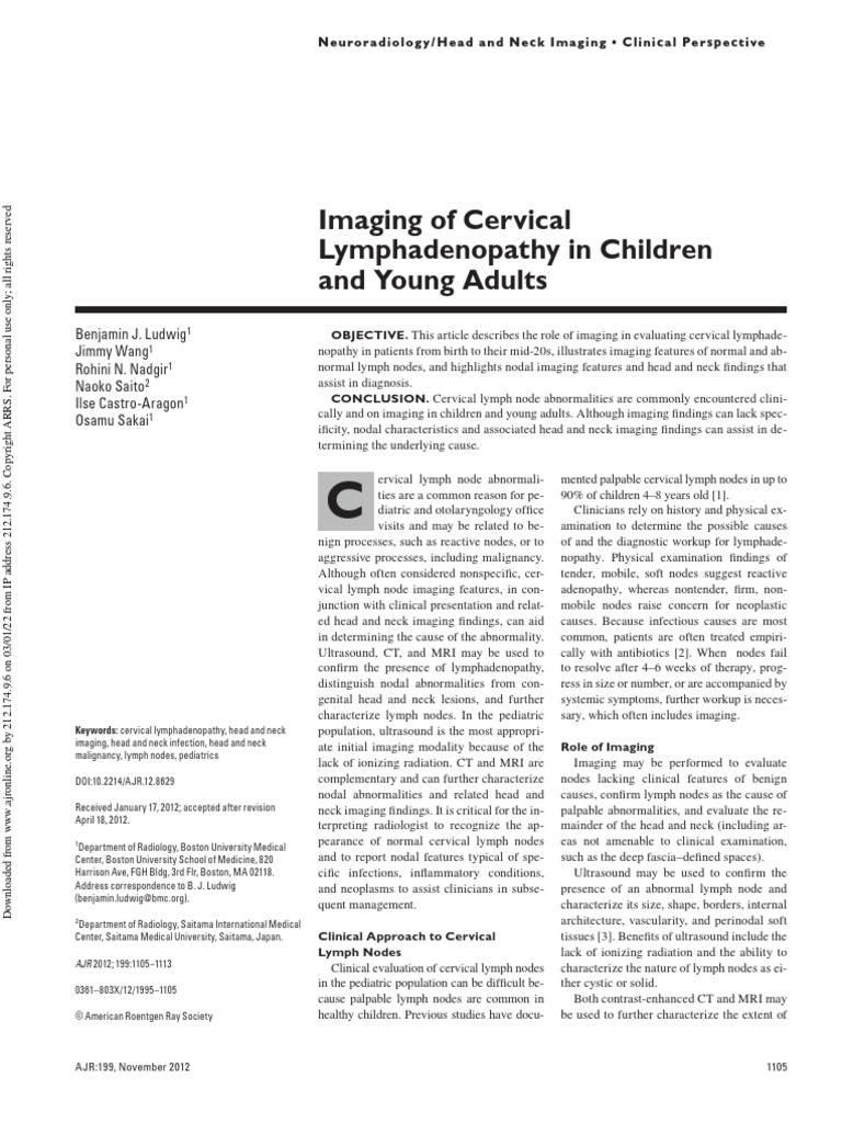 Ajr 12 8629 | PDF | Medical Imaging | Epidemiology