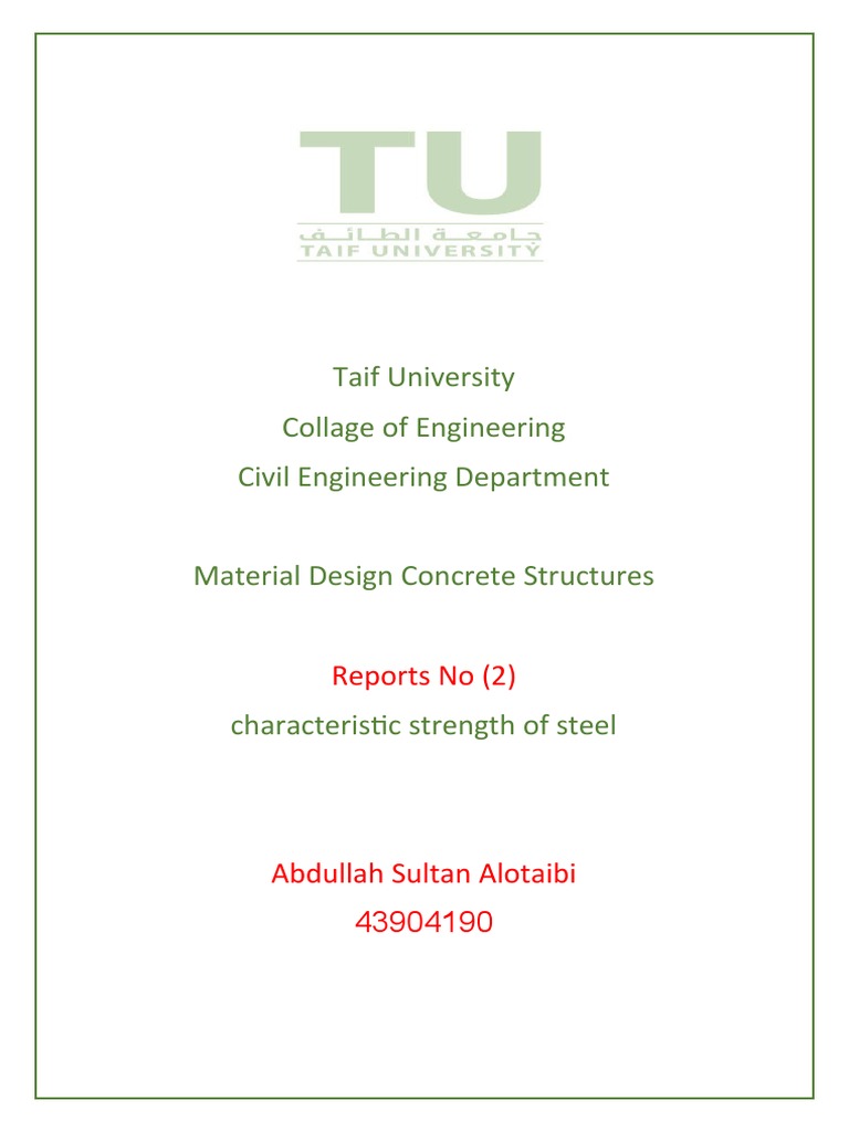 Characteristic strength of steel in civil engineering structures | PDF ...