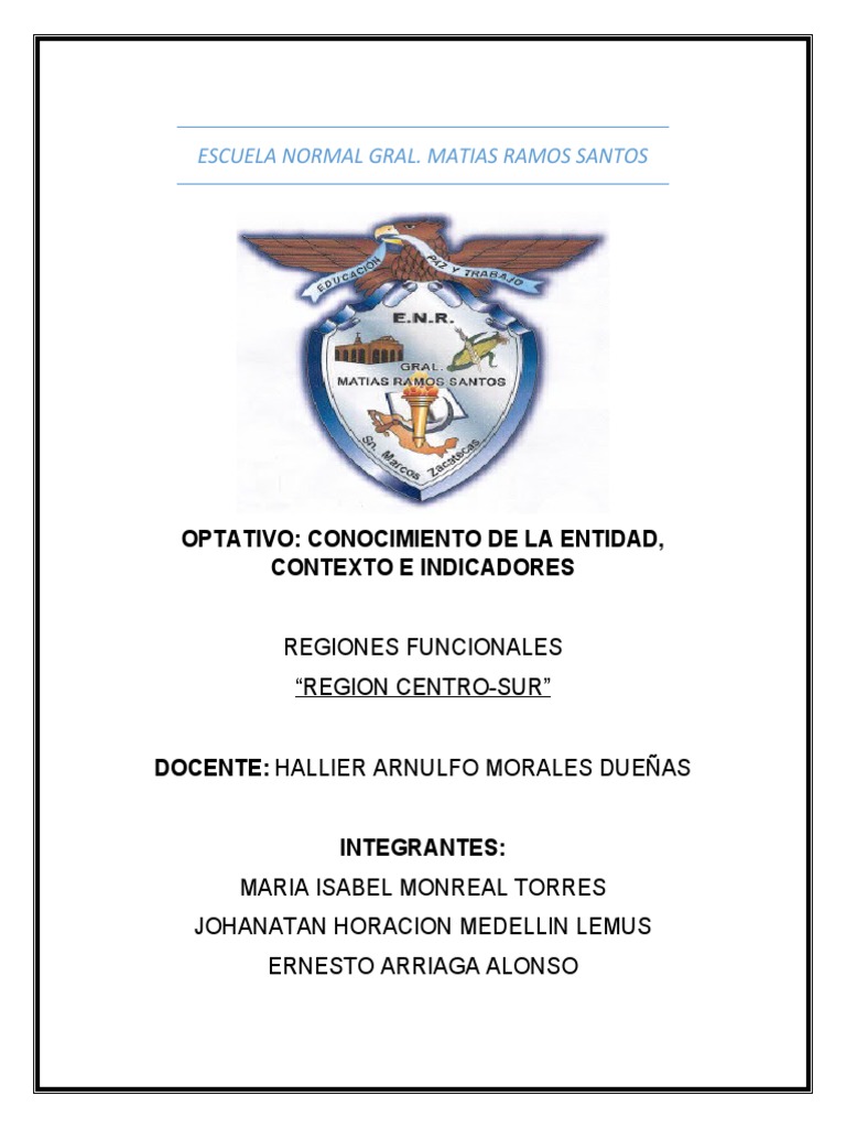 Region Centro Sur | PDF