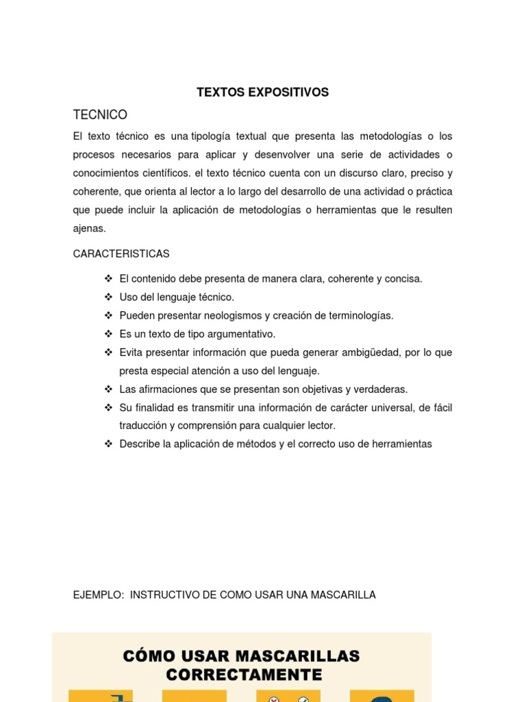 Textos Expositivos | PDF