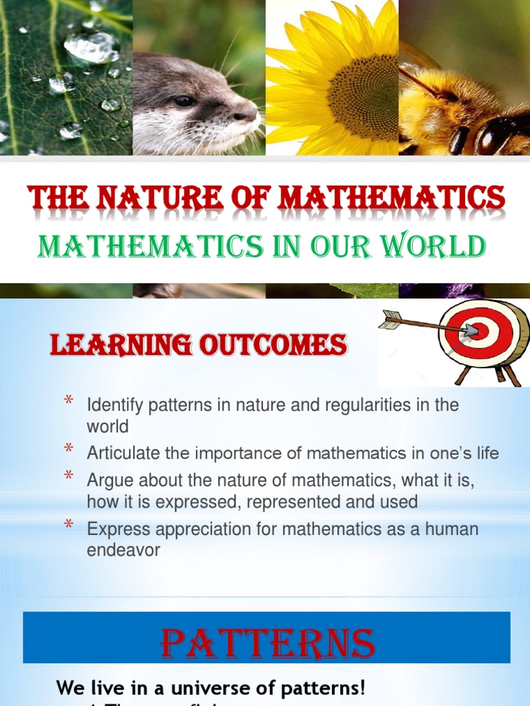 Nature of Mathematics - Part 2 (Patterns in Nature) | PDF