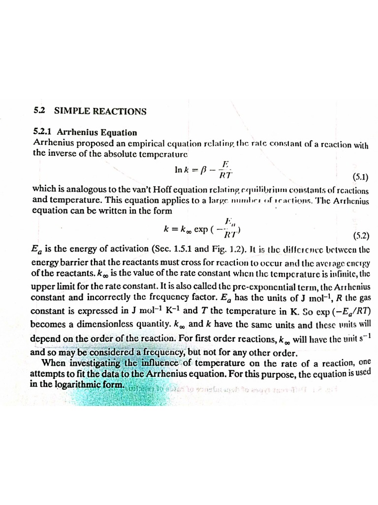 Theories of RXN RT | PDF