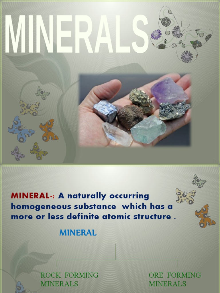 Minerals | PDF | Minerals | Mining