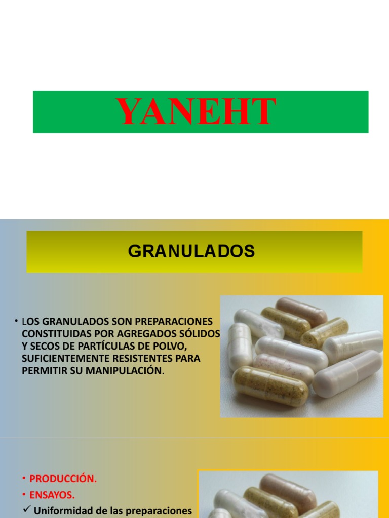 Tipos de Granulados | PDF