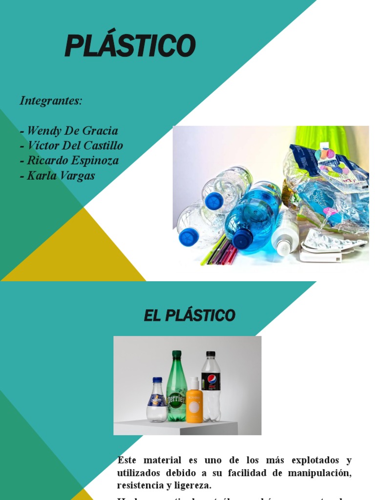 PLÁSTICO | PDF | El plastico | Polímeros