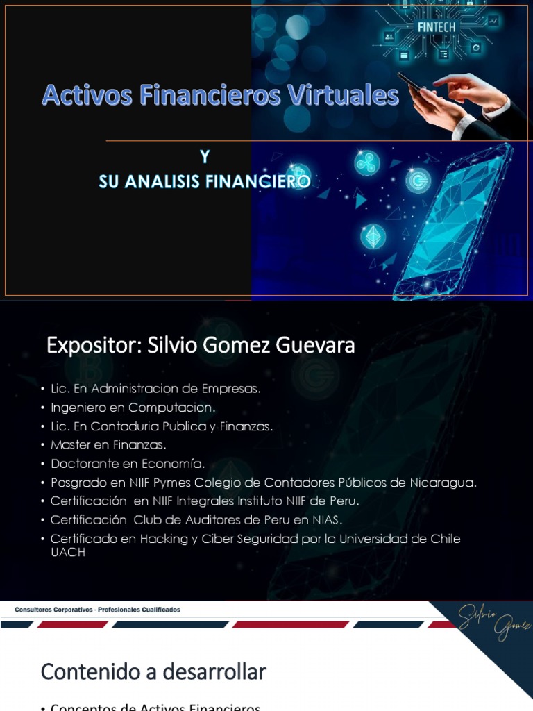 03-Activos Financieros Virtuales | PDF | Tecnología financiera ...