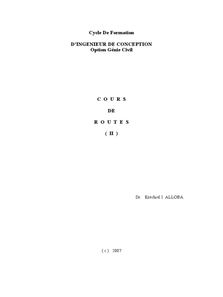 Dimensionnement des chaussées en génie civil | PDF | Asphalte ...