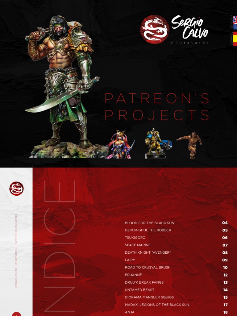 PATREON ' S PROJECTS Sergio Calvo | PDF | Animal Products | Animal Anatomy