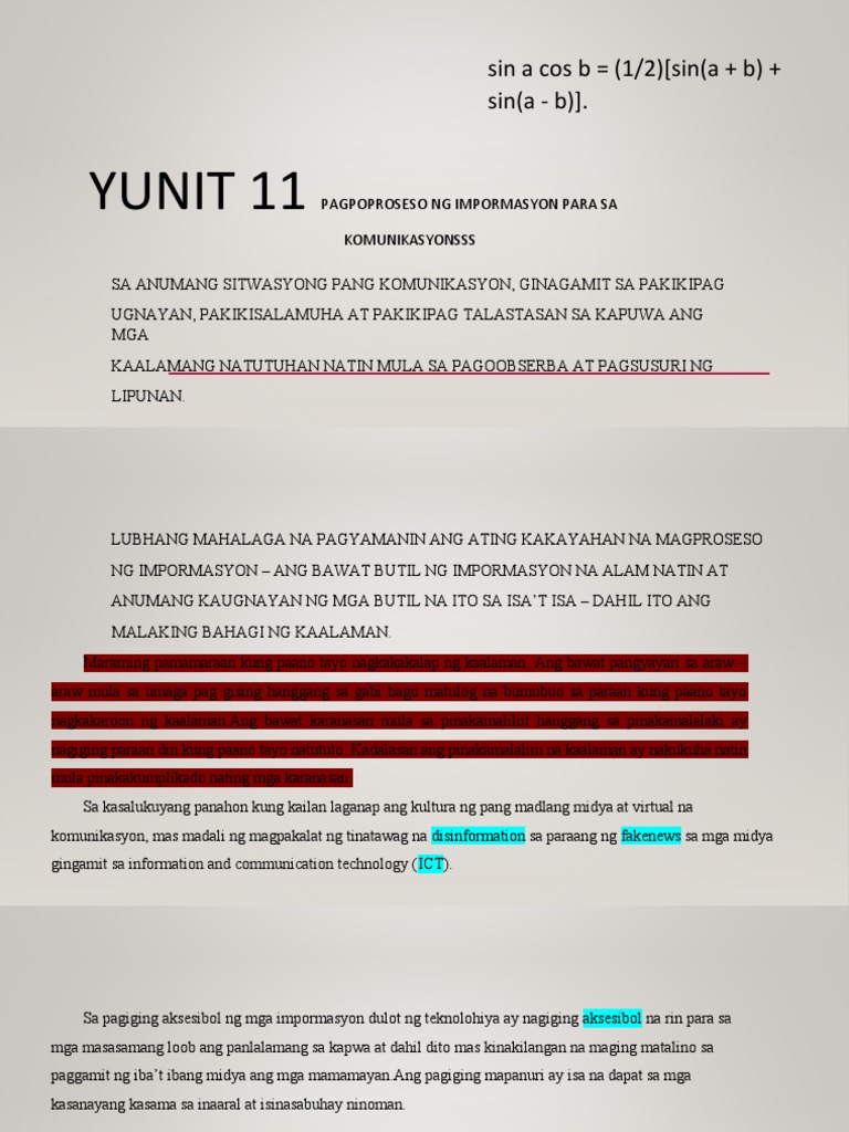 YUNIT II-Reviewer | PDF