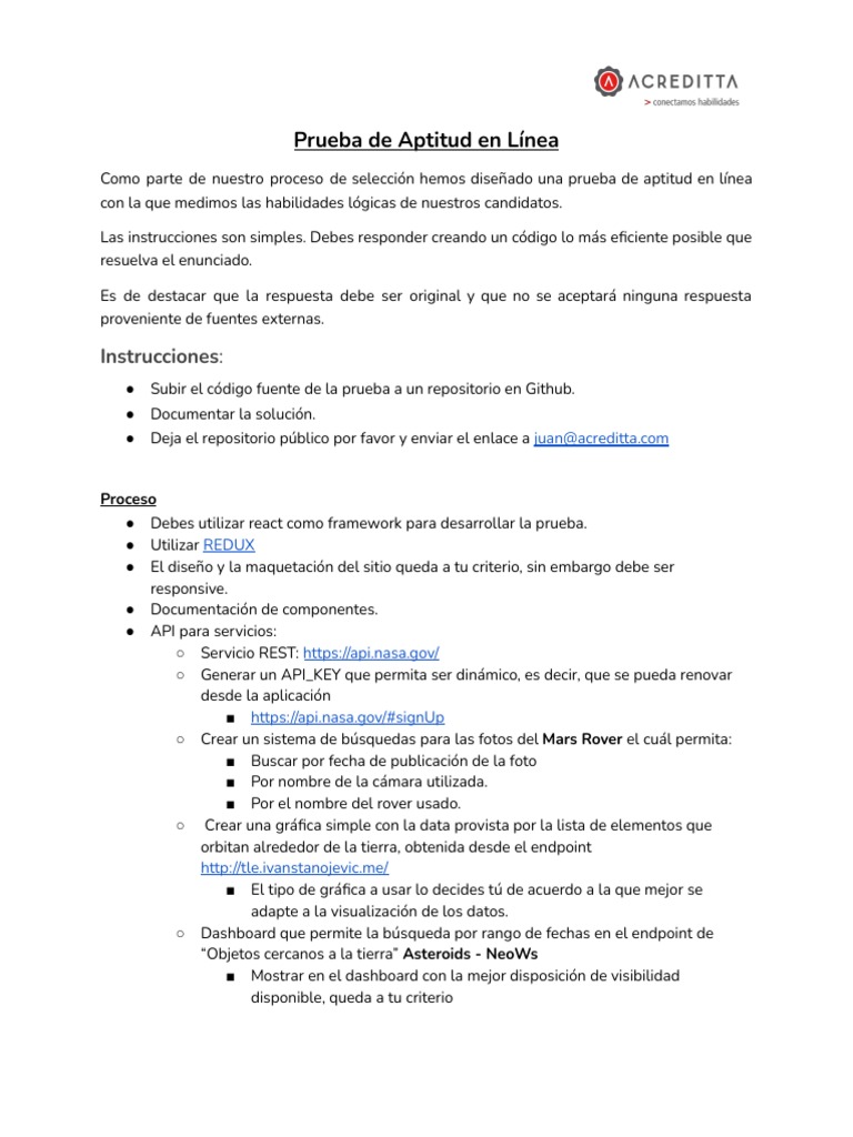 Prueba Técnica Frontend DEV-1 | PDF