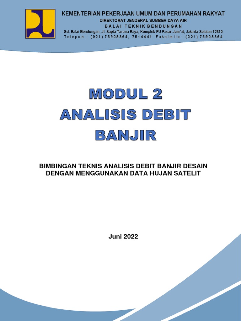 Modul 2 Analisis Debit Banjir - OK | PDF