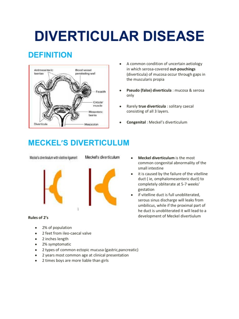 Diverticular Disease | PDF | Digestive Diseases | Gastroenterology