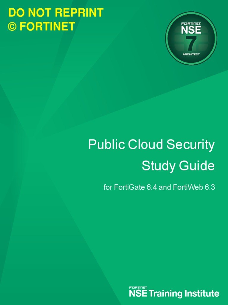 Public Cloud 6.4 Study Guide-Online | PDF | Cloud Computing | Ip Address