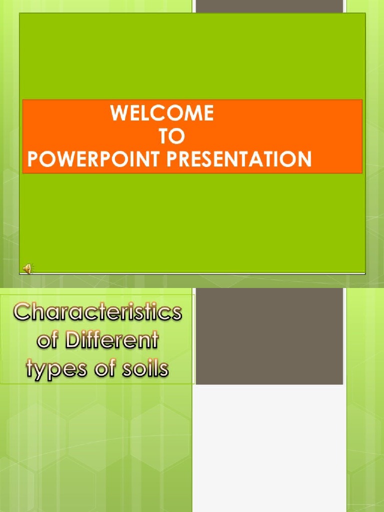 Types Of Soil PDF
