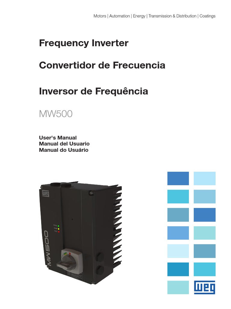WEG MW500 Users Manual 10002218015 en | PDF | Power Supply | Power Inverter