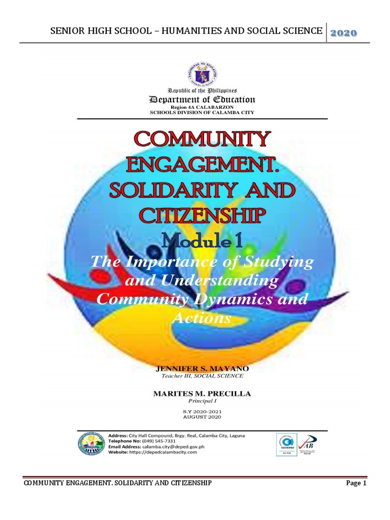 Cesc Melc Module 1 | PDF | Community | Social Sciences