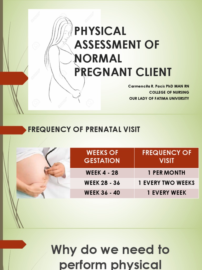 2.1 Assessment of Normal Pregnant Mother | PDF | Pregnancy | Fetal ...