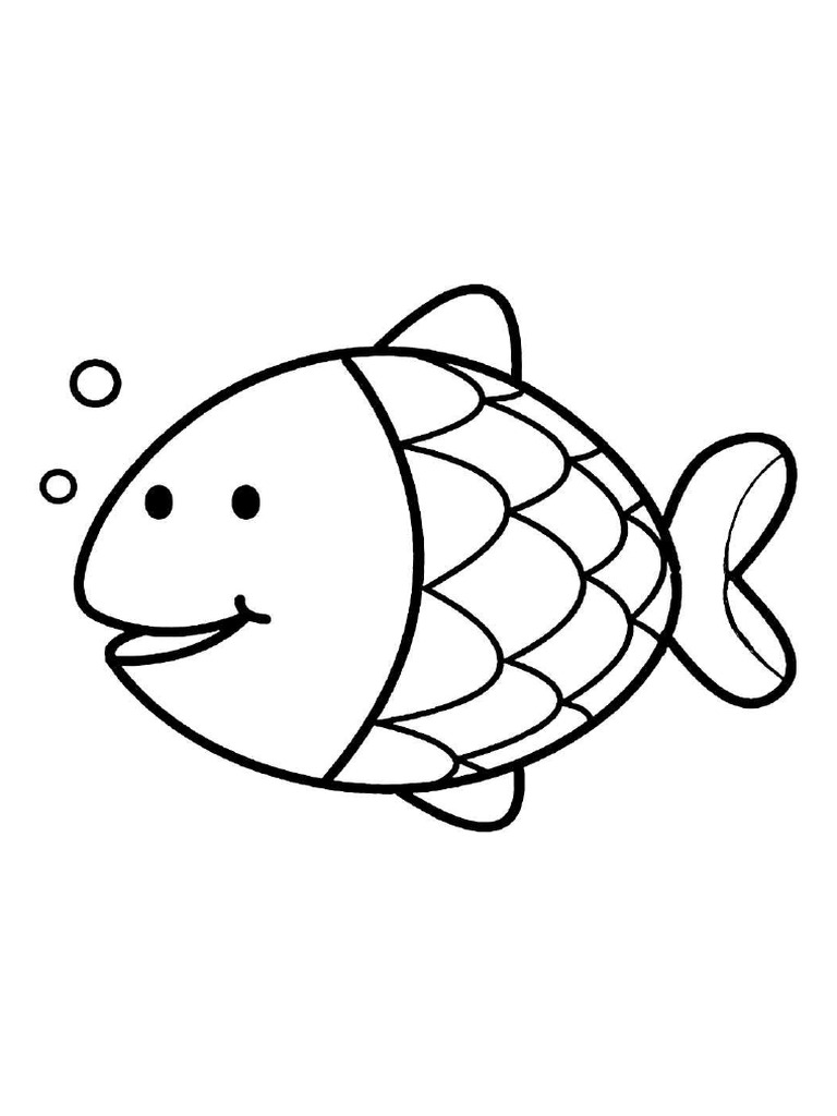 Desenho de Peixe para Colorir 2 | PDF