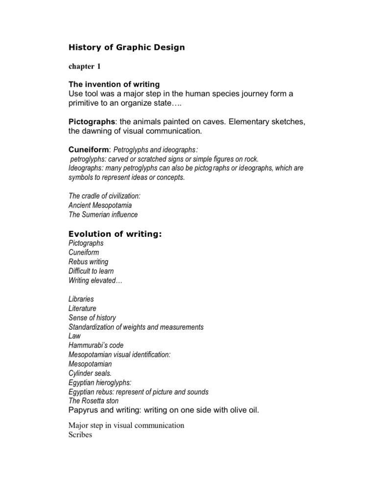 History of Graphic Design For Lecture | PDF | Art Nouveau | Graphic Design