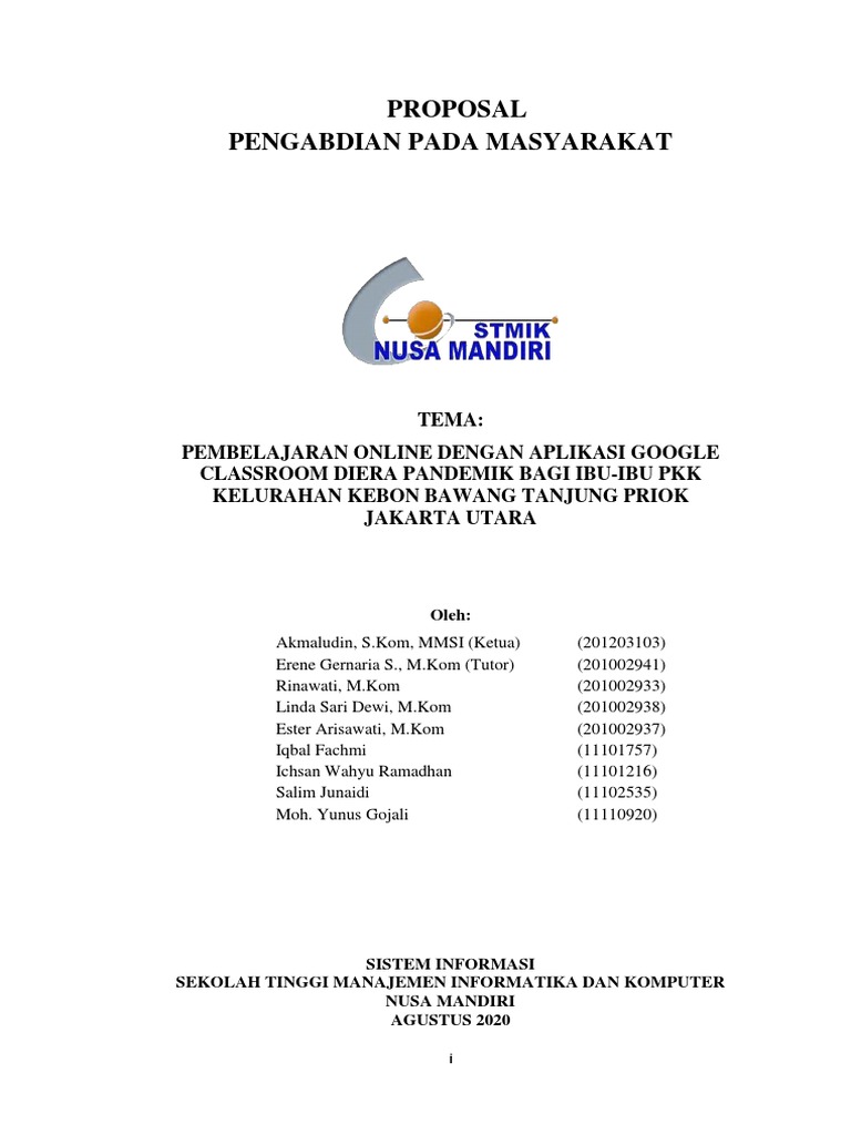 Laporan Pengabdian Kepada Masyarakat | PDF